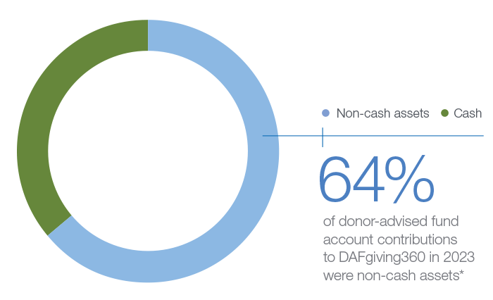 Non-cash Asset Overview | DAFgiving360